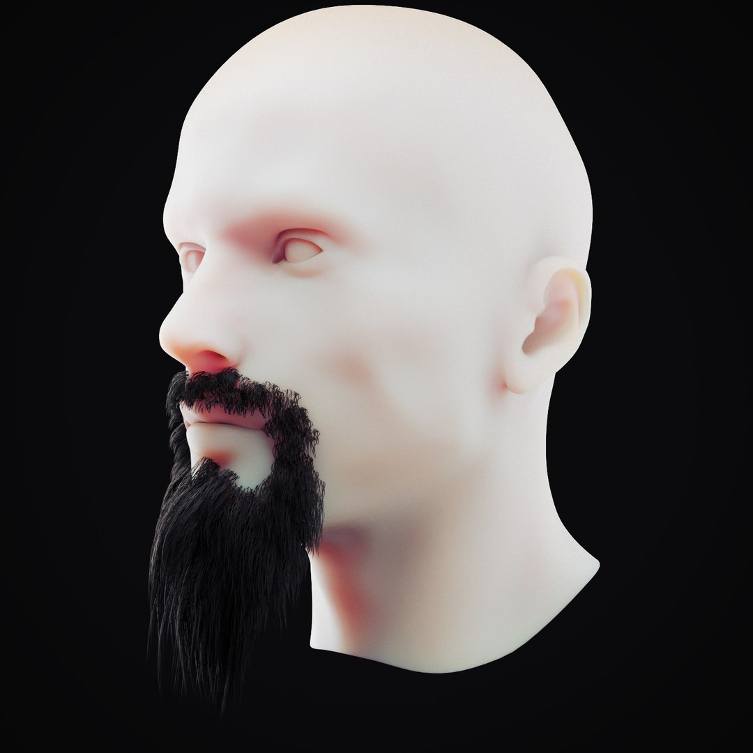 3D Beard 3 - TurboSquid 1489625