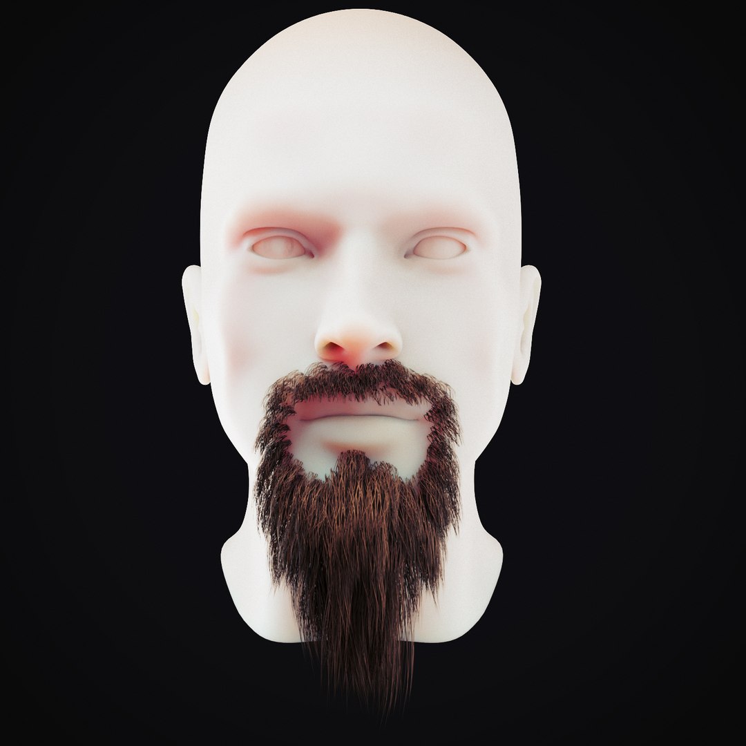 3D Beard 3 - TurboSquid 1489625