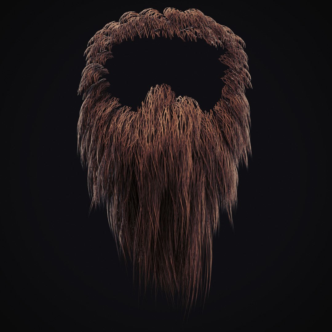 3D Beard 3 - TurboSquid 1489625