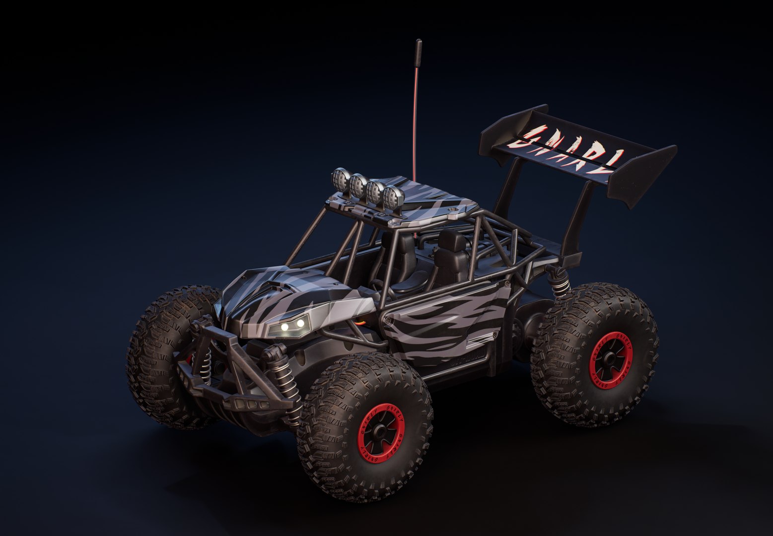 Remote Control Car Buggy - Clean Topo UVS 3D - TurboSquid 2187948