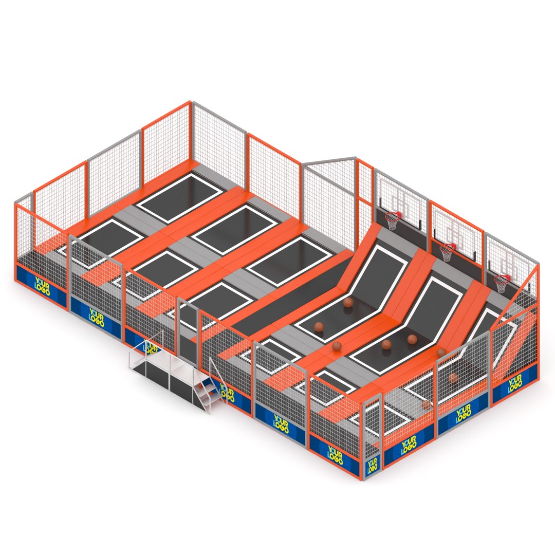 Trampoline Park 3D Model - TurboSquid 2069396