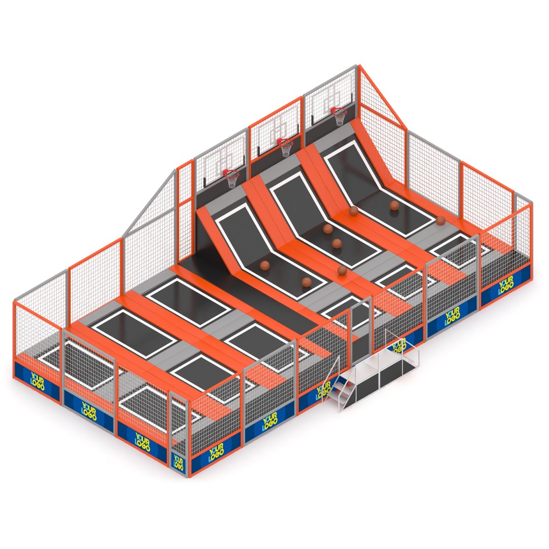 Trampoline Park 3D Model - TurboSquid 2069396