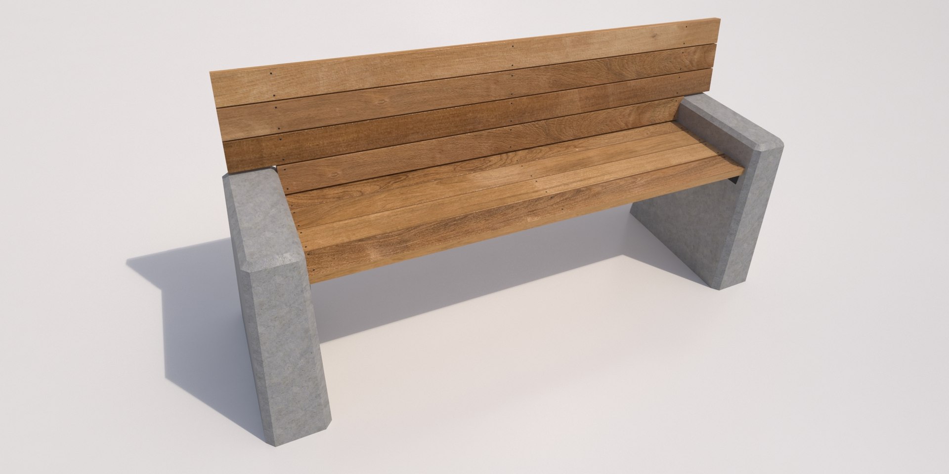 3d model outdoor benches