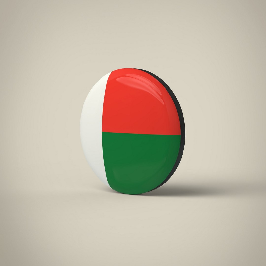 3D Madagascar Badge model - TurboSquid 1827074