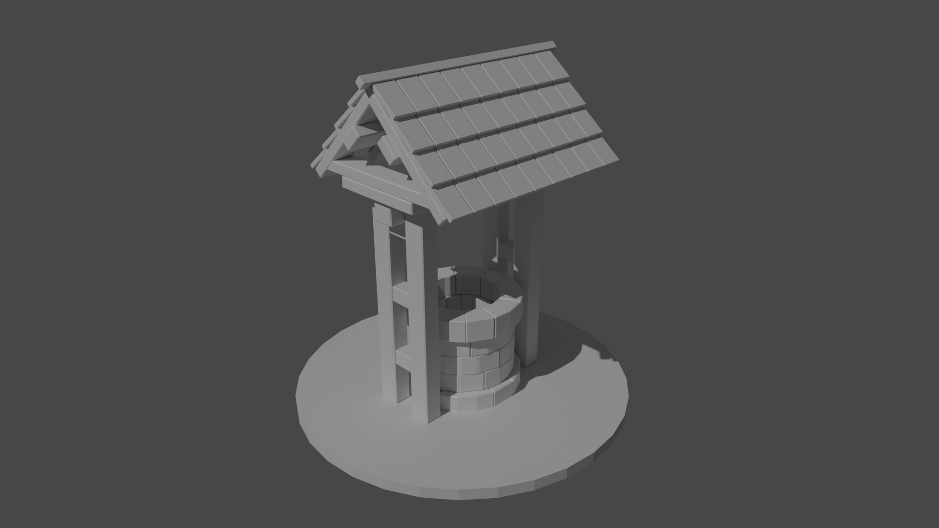 Low-Poly Well 3D model - TurboSquid 1840285