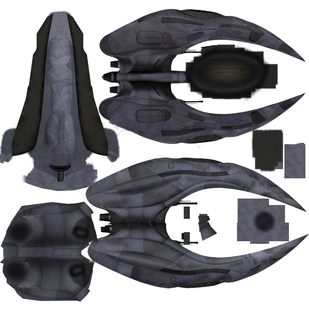 3ds Max Cylon Fighter