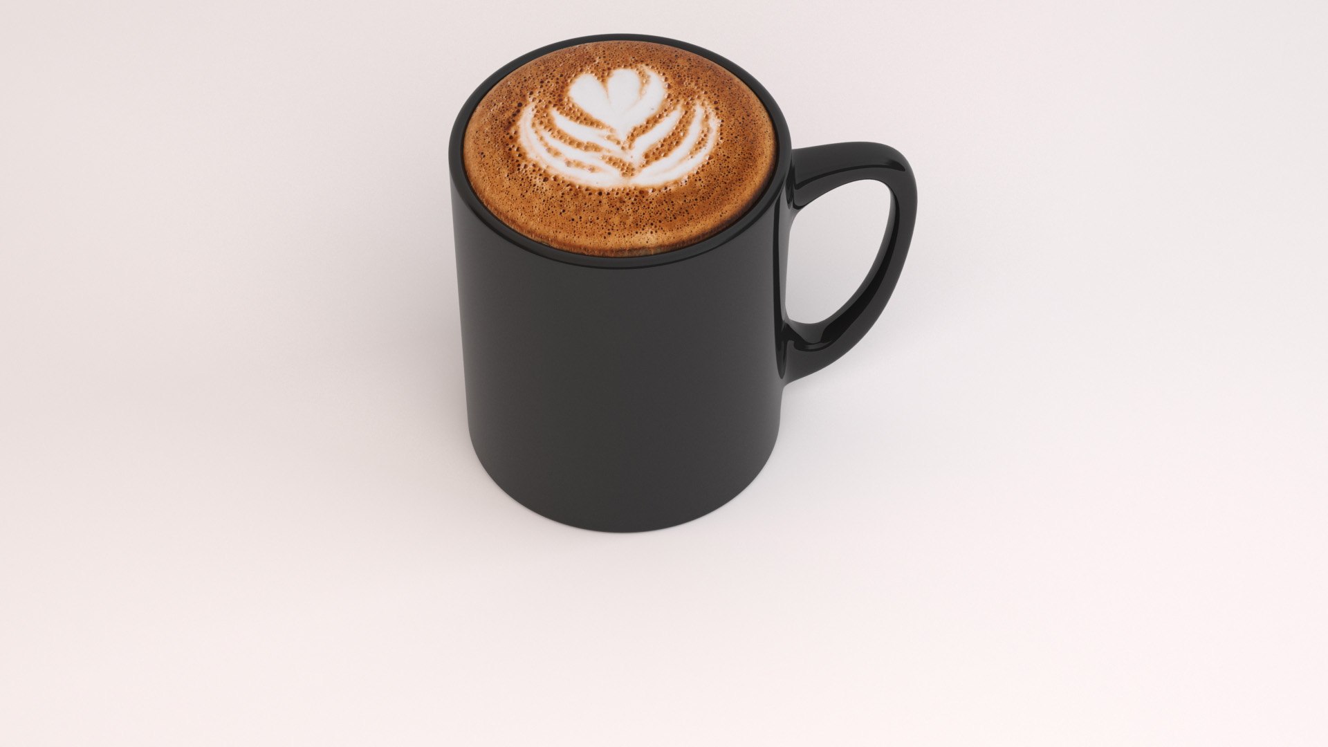 3D Coffee Latte Art - TurboSquid 1510899