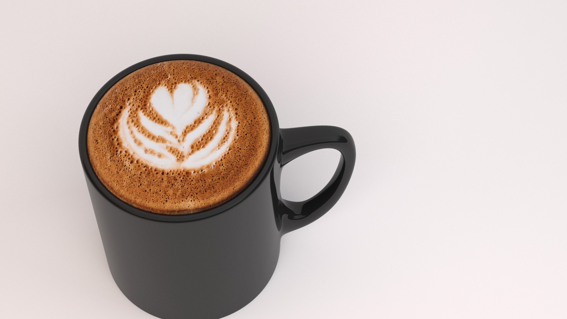 3D Coffee Latte Art - TurboSquid 1510899