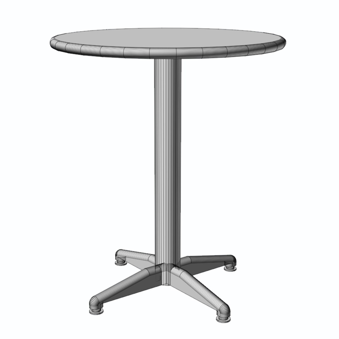 Bistro Table 3D Model - TurboSquid 1330806