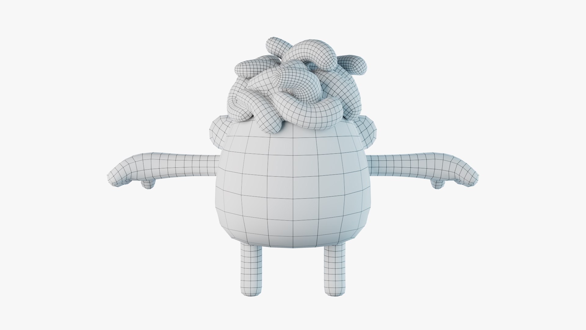 3D Fufu Rigged Cartoon Character Model - TurboSquid 2118095