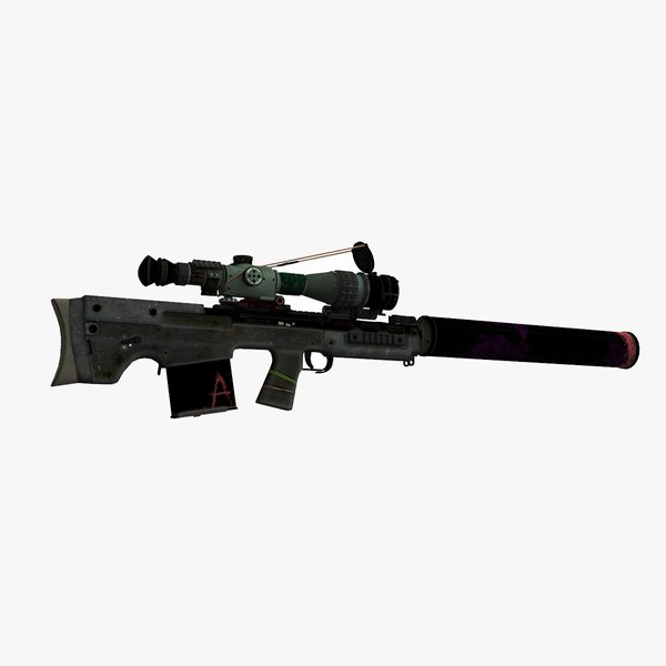 3D Modern weapons long range rifles - TurboSquid 1794272