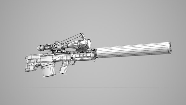 3D Modern weapons long range rifles - TurboSquid 1794272