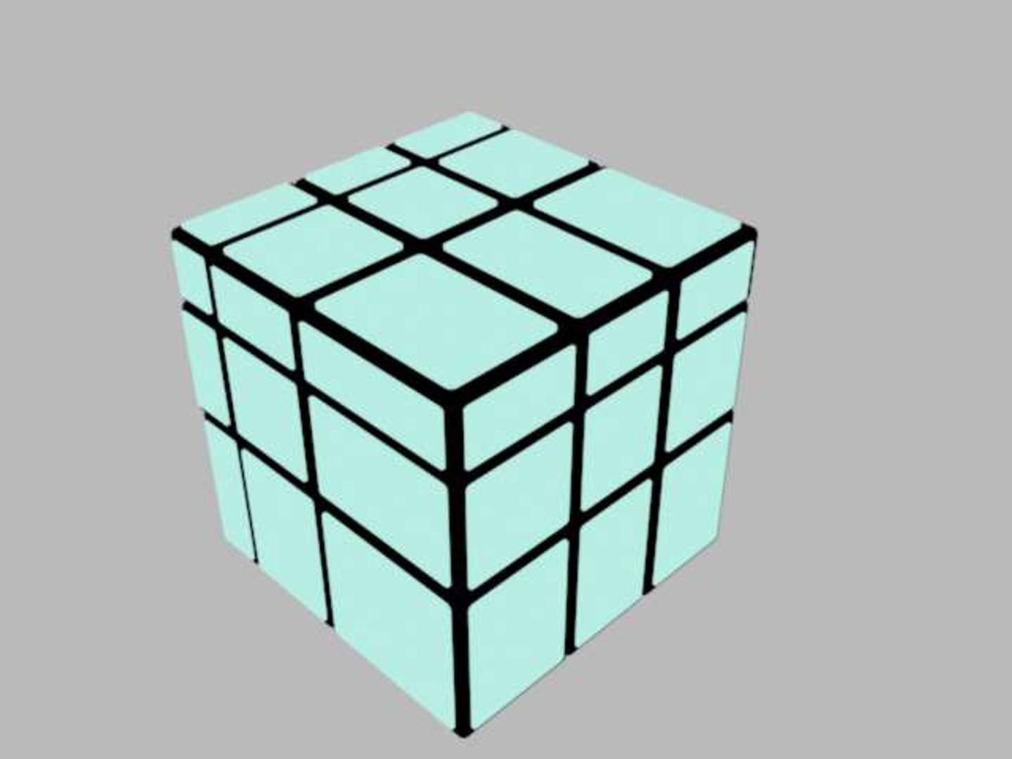 3D Mirror Cube - TurboSquid 1297961