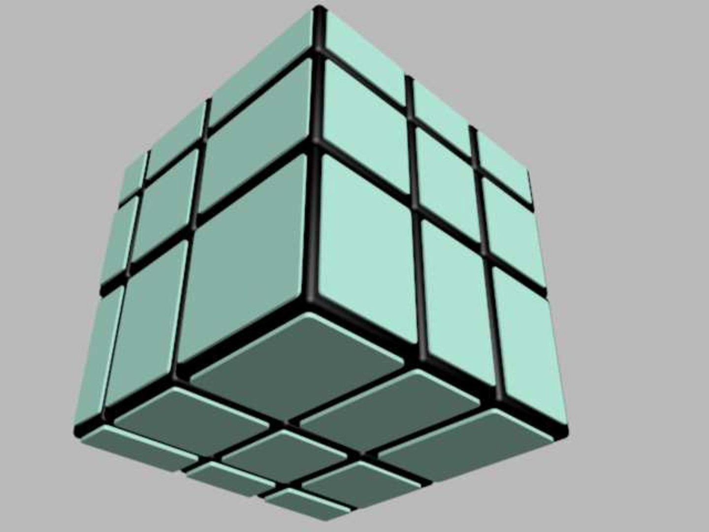 3D Mirror Cube - TurboSquid 1297961