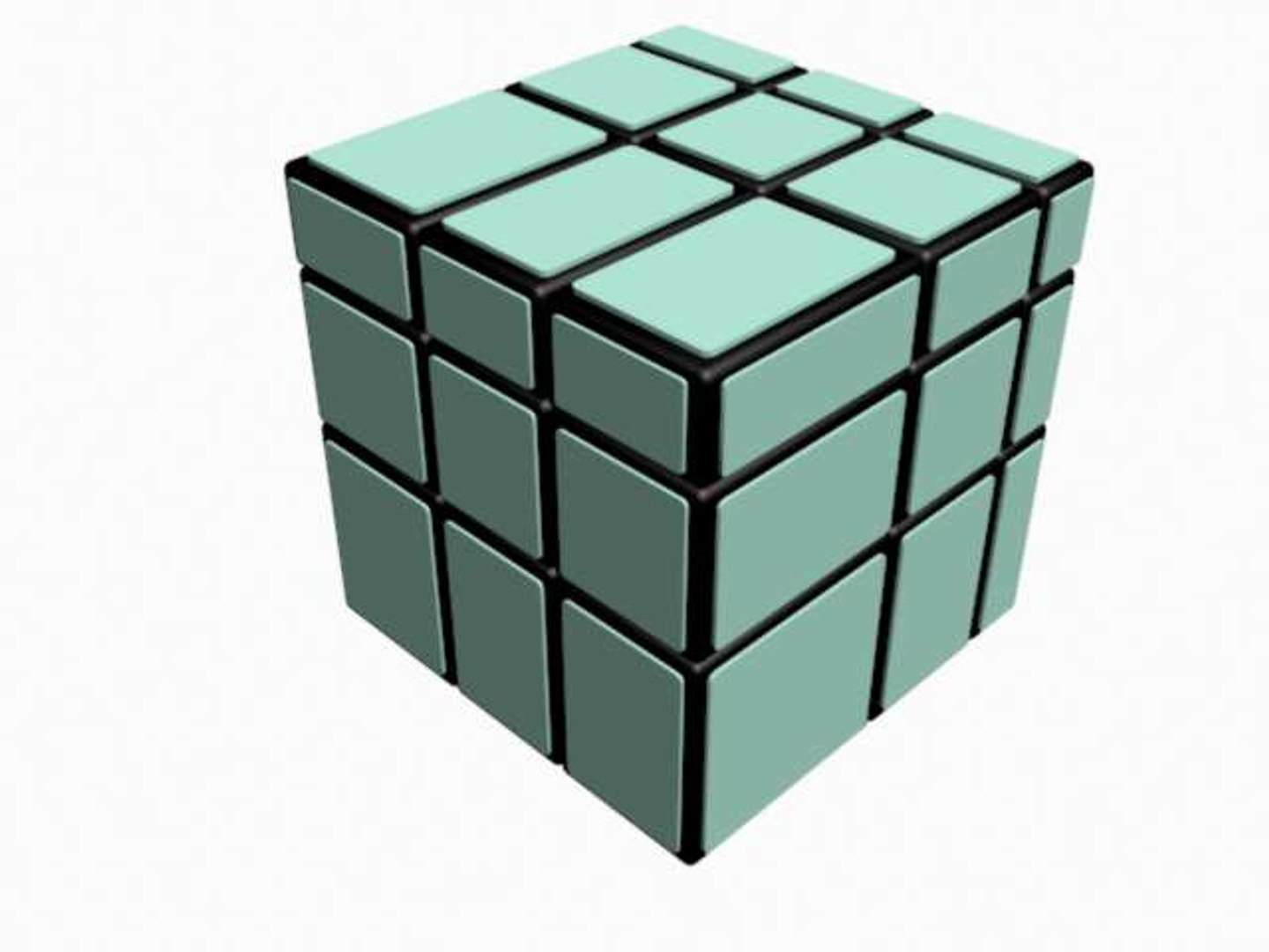 3D Mirror Cube - TurboSquid 1297961