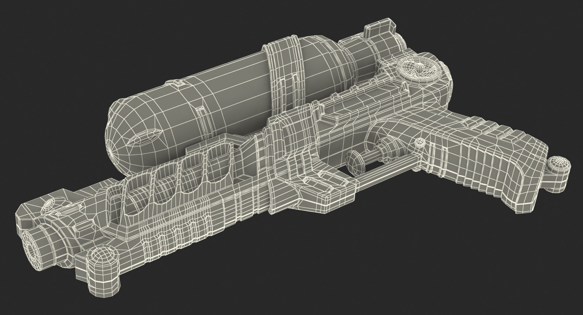 Splatoon water gun 3D model - TurboSquid 1304808