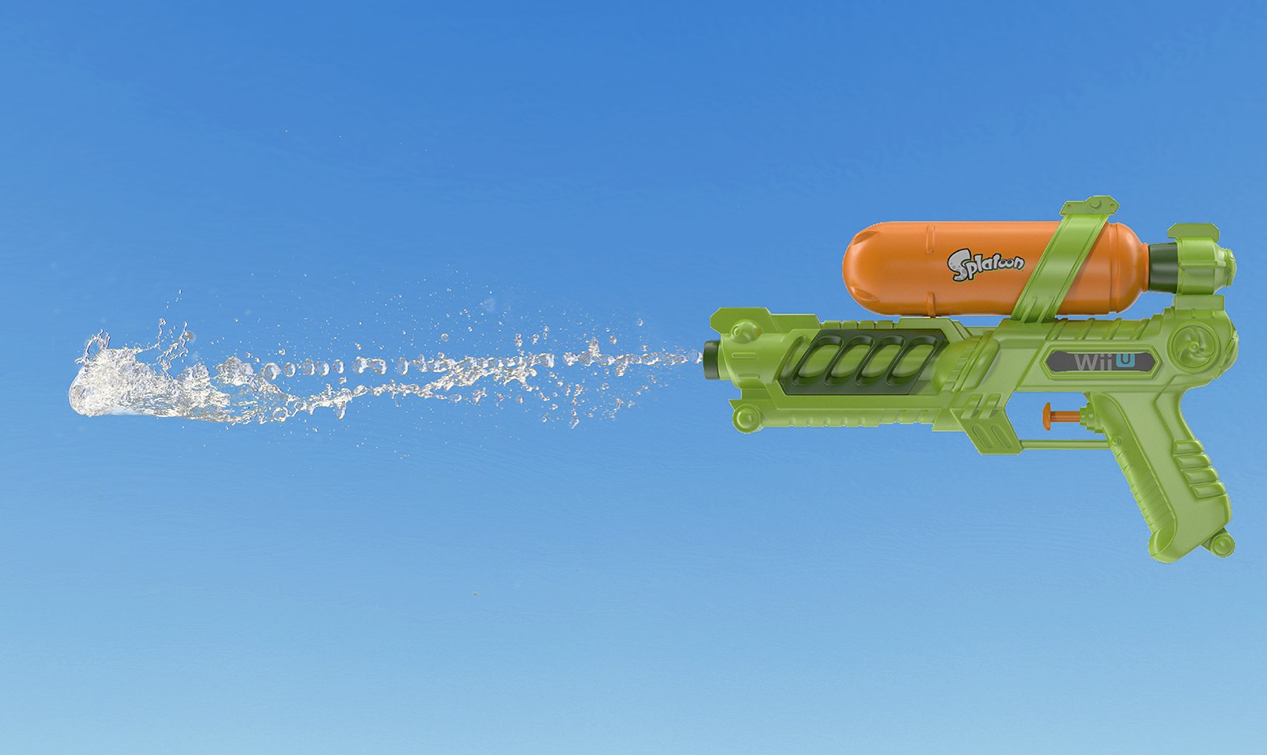 Splatoon Water Gun 3D Model - TurboSquid 1304808