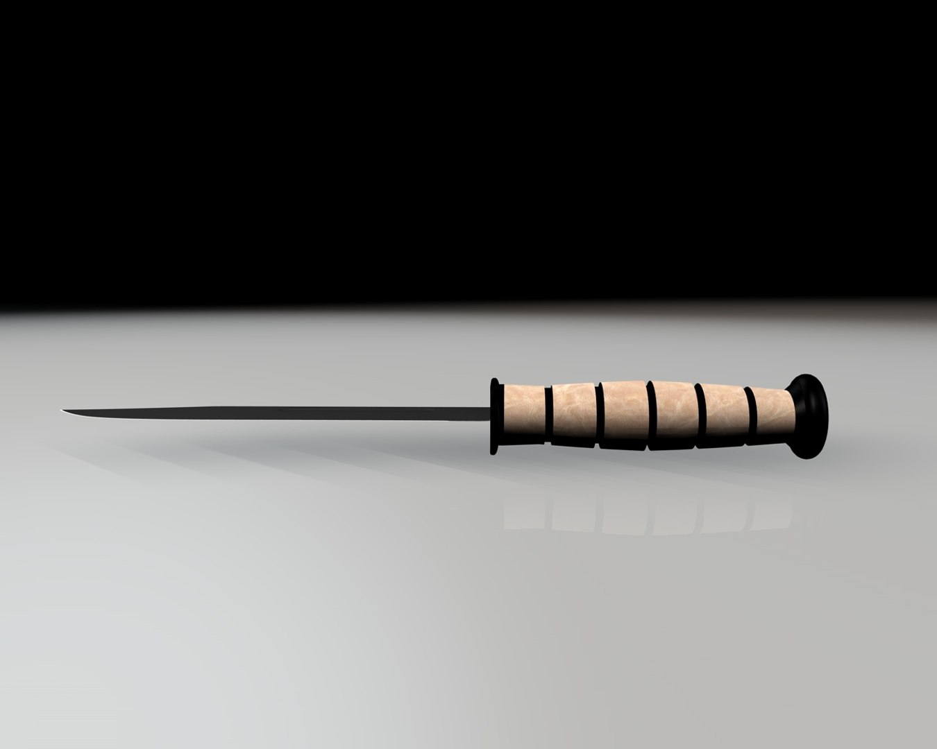 3d Model Usmc Ka-bar