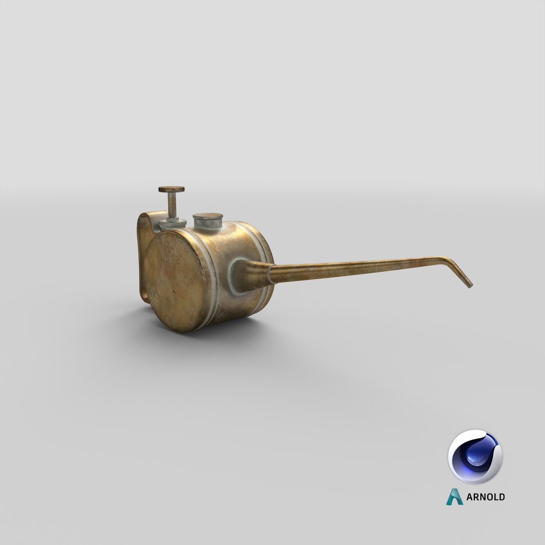 Vintage Oil Can 3 3D Model - TurboSquid 2012358