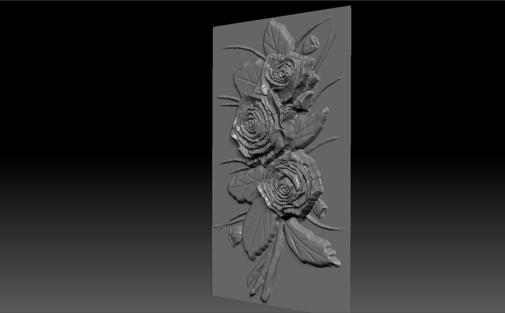 3d obj flower cnc