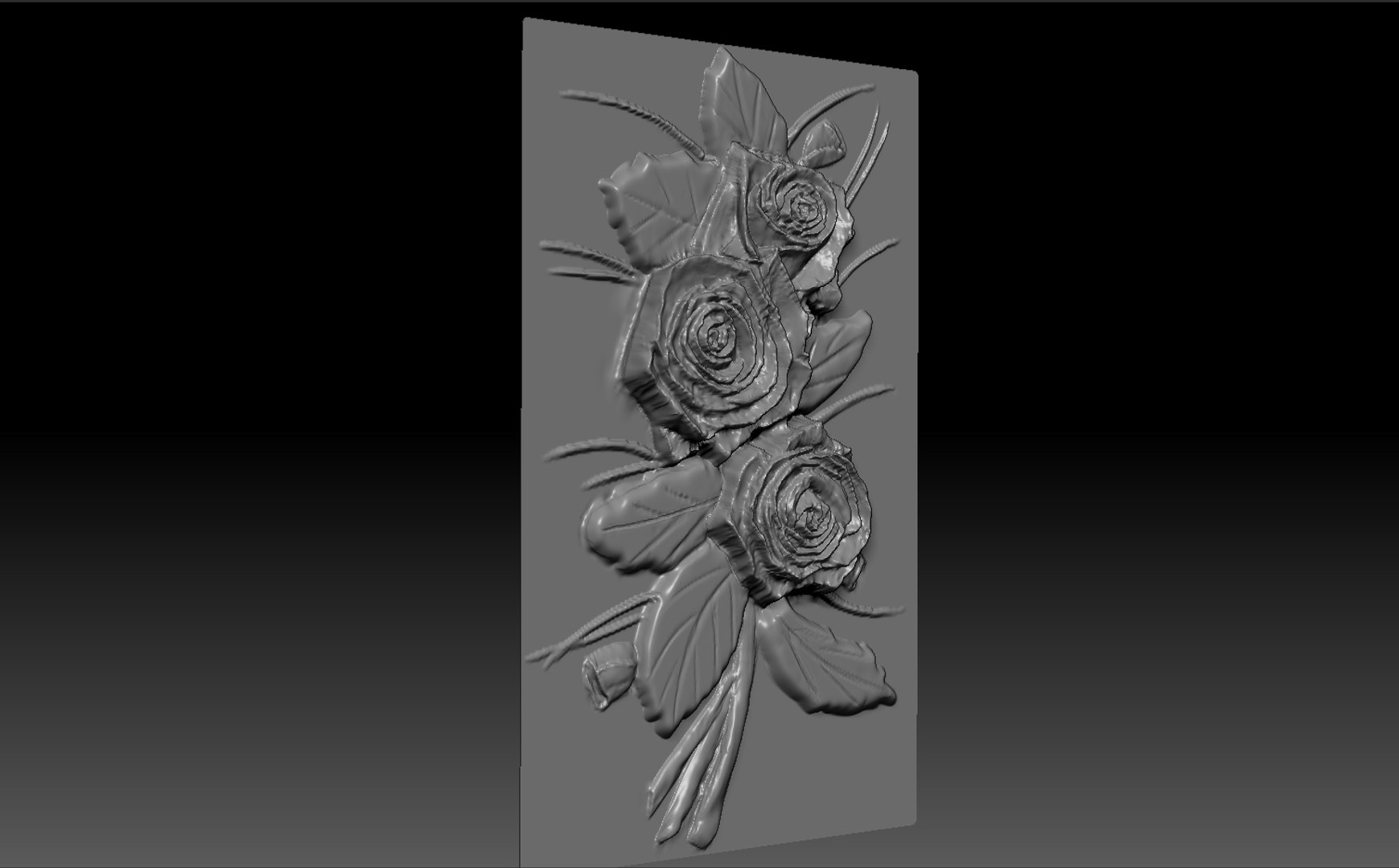 3d obj flower cnc