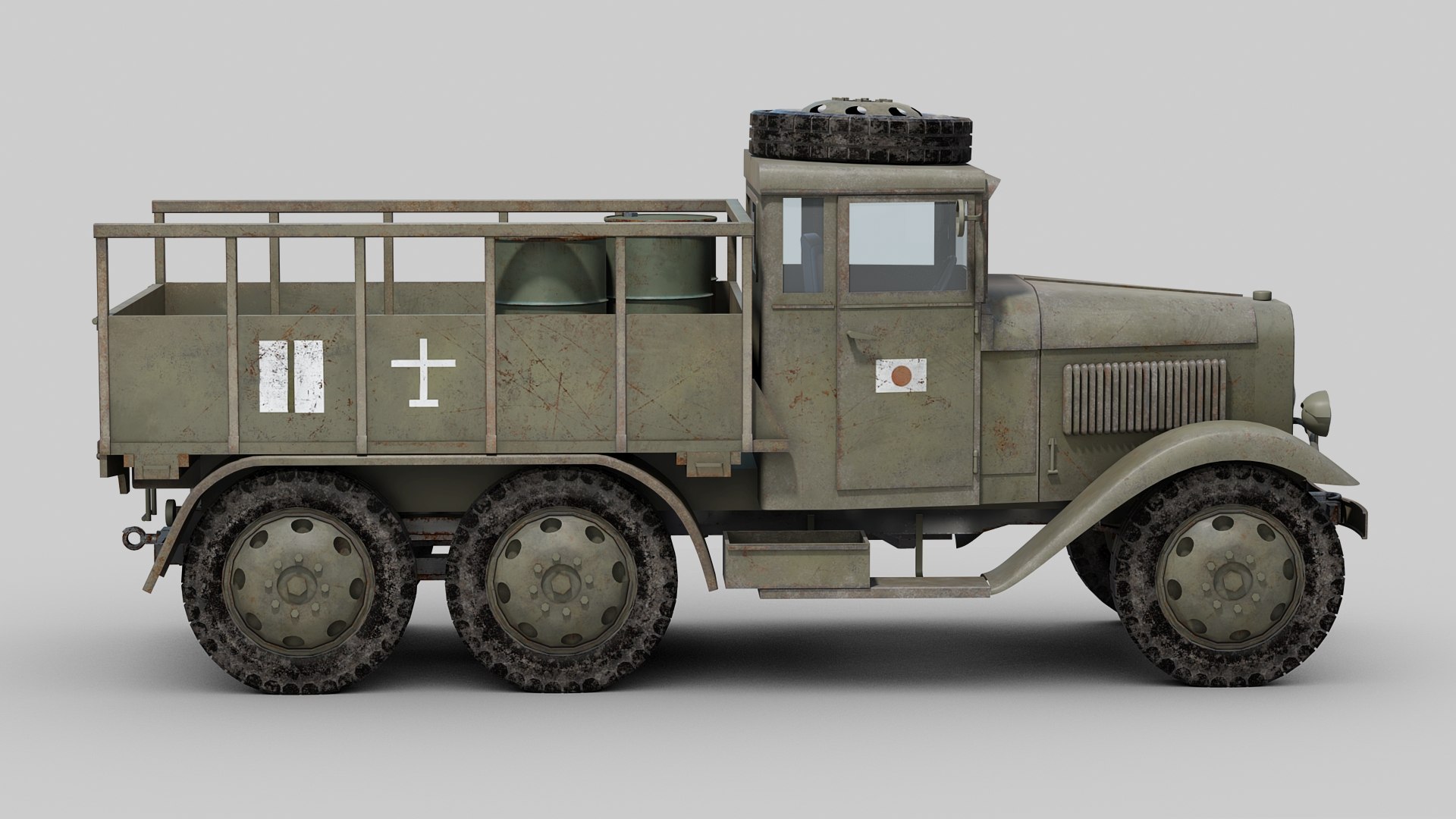 3D Ww2 Type 94 Military Truck - TurboSquid 1640029