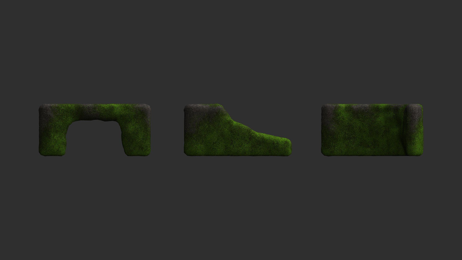 Cave Walls 2 - Moss 2 3D Model - TurboSquid 2081629