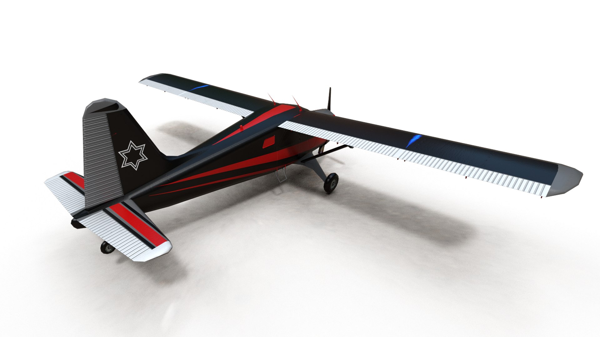 Low Polly Civil Aircraft With 4K PBR Texture 3D Model - TurboSquid 2160901