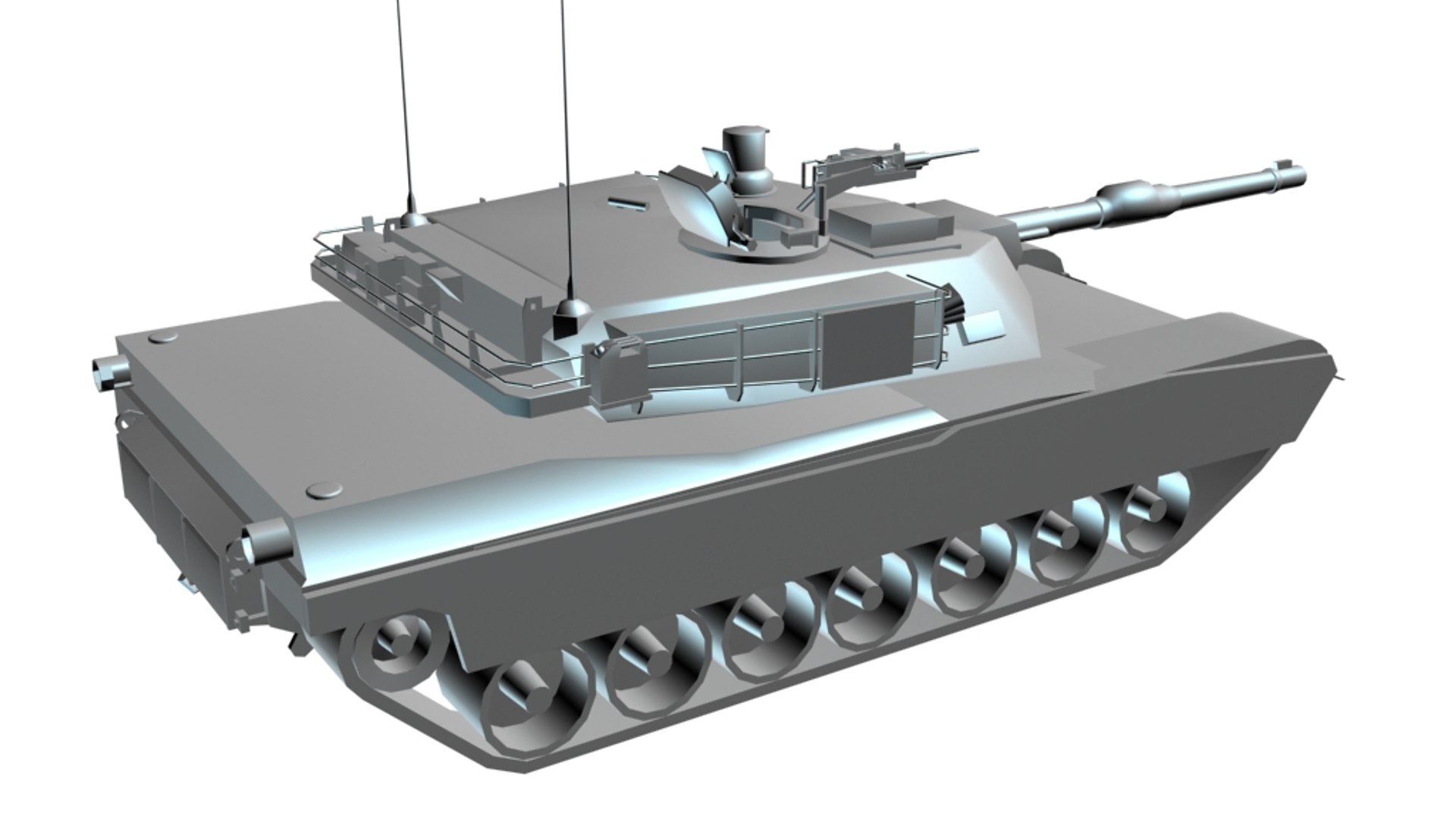 Free M1a1 Tank 3d Model