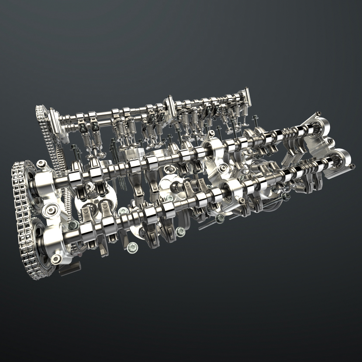3D W12 Engine Working Animated - TurboSquid 1862829