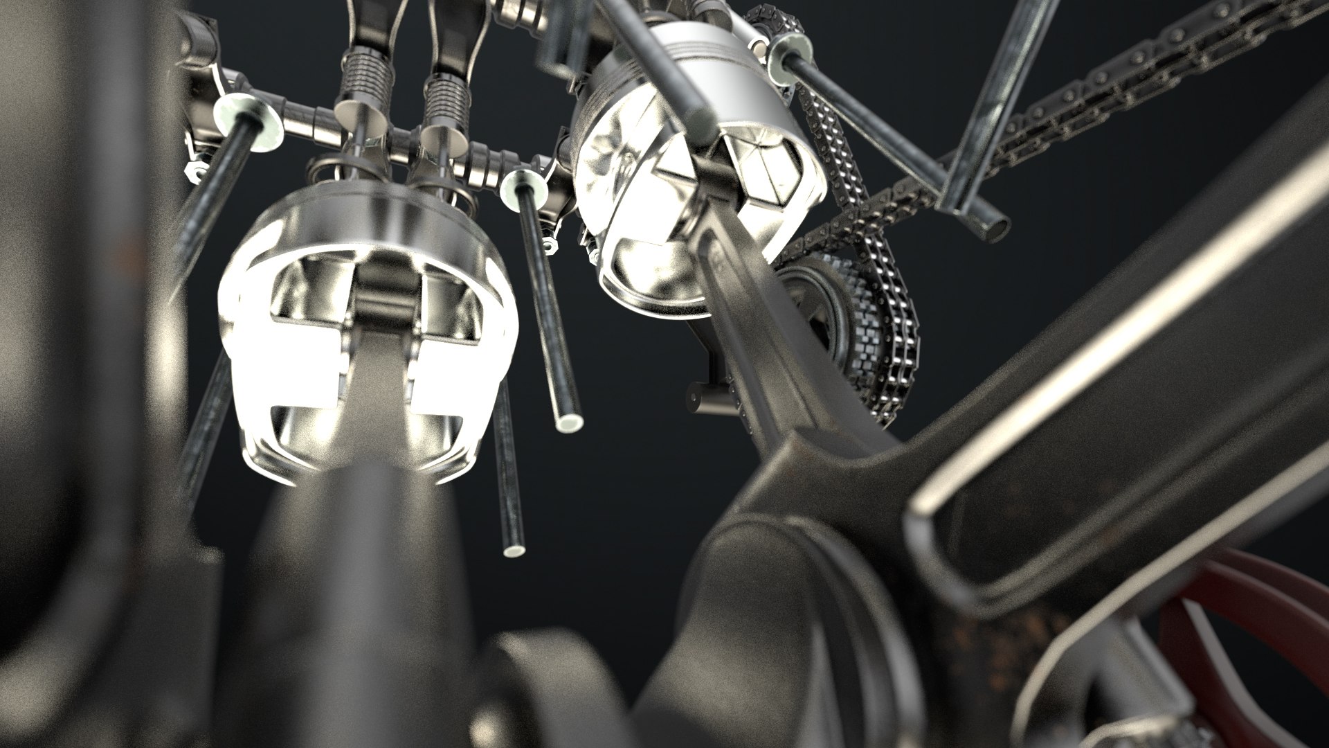 3D W12 Engine Working Animated - TurboSquid 1862829