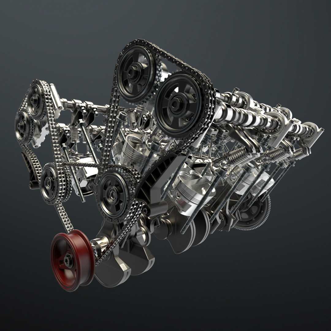 How A Car Engine Works Animation