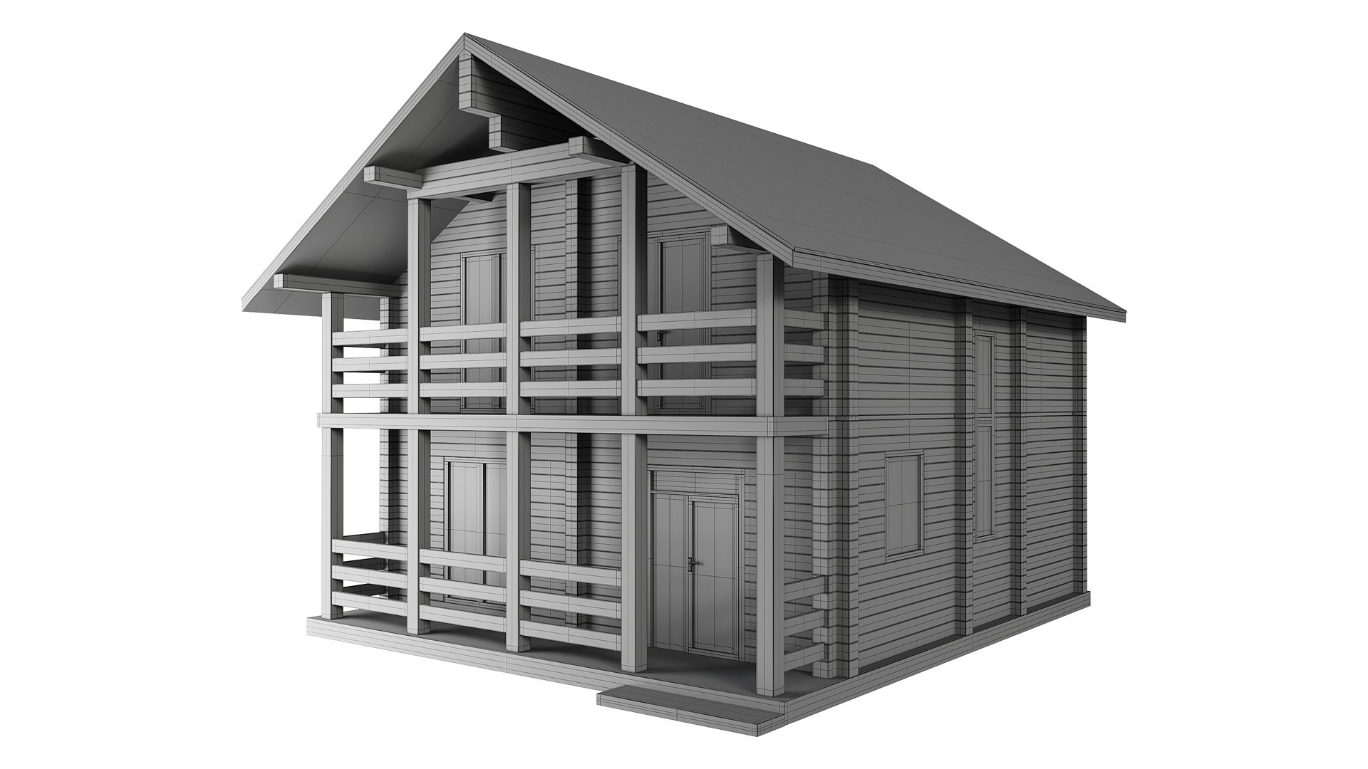 3D Model Home Design 2 For Exterior - TurboSquid 2395840