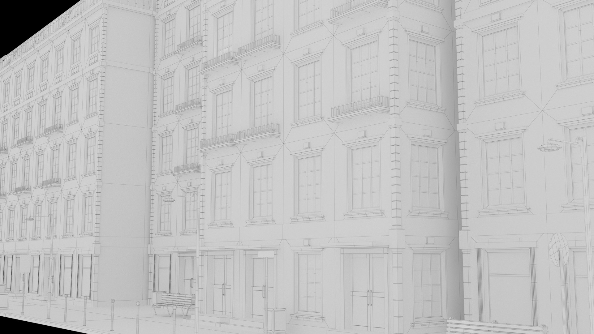 City Block European 3D model - TurboSquid 2019008