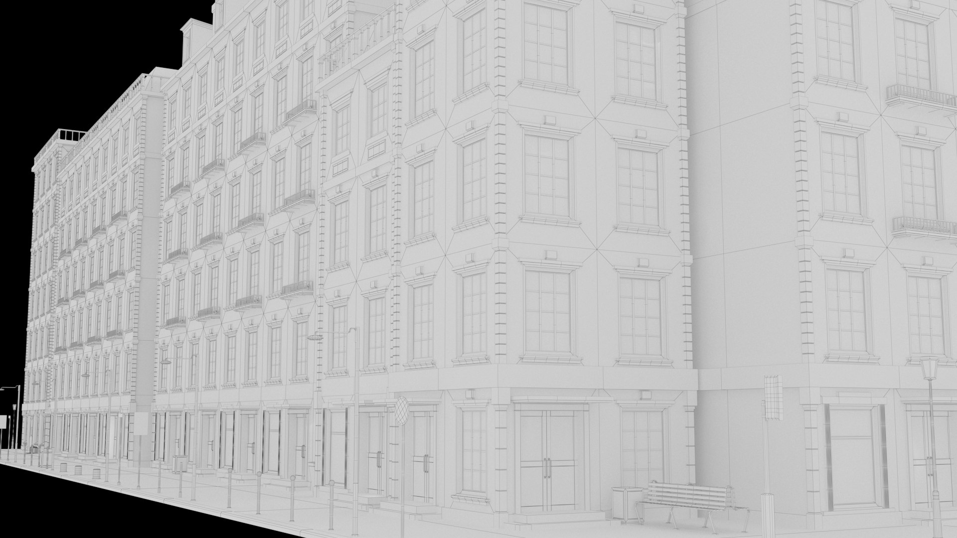 City Block European 3D model - TurboSquid 2019008