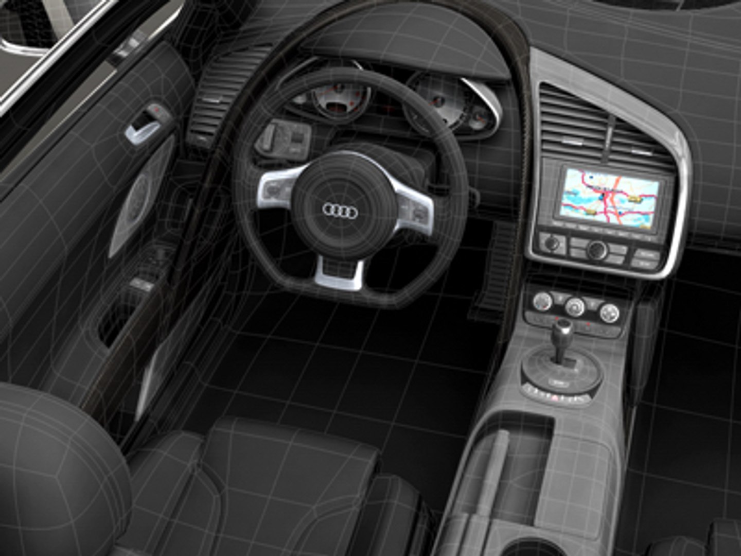 Car Interior 3d Model