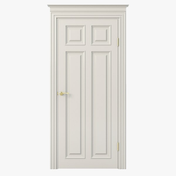 Modern Classic Door 24 3D model - TurboSquid 1971041