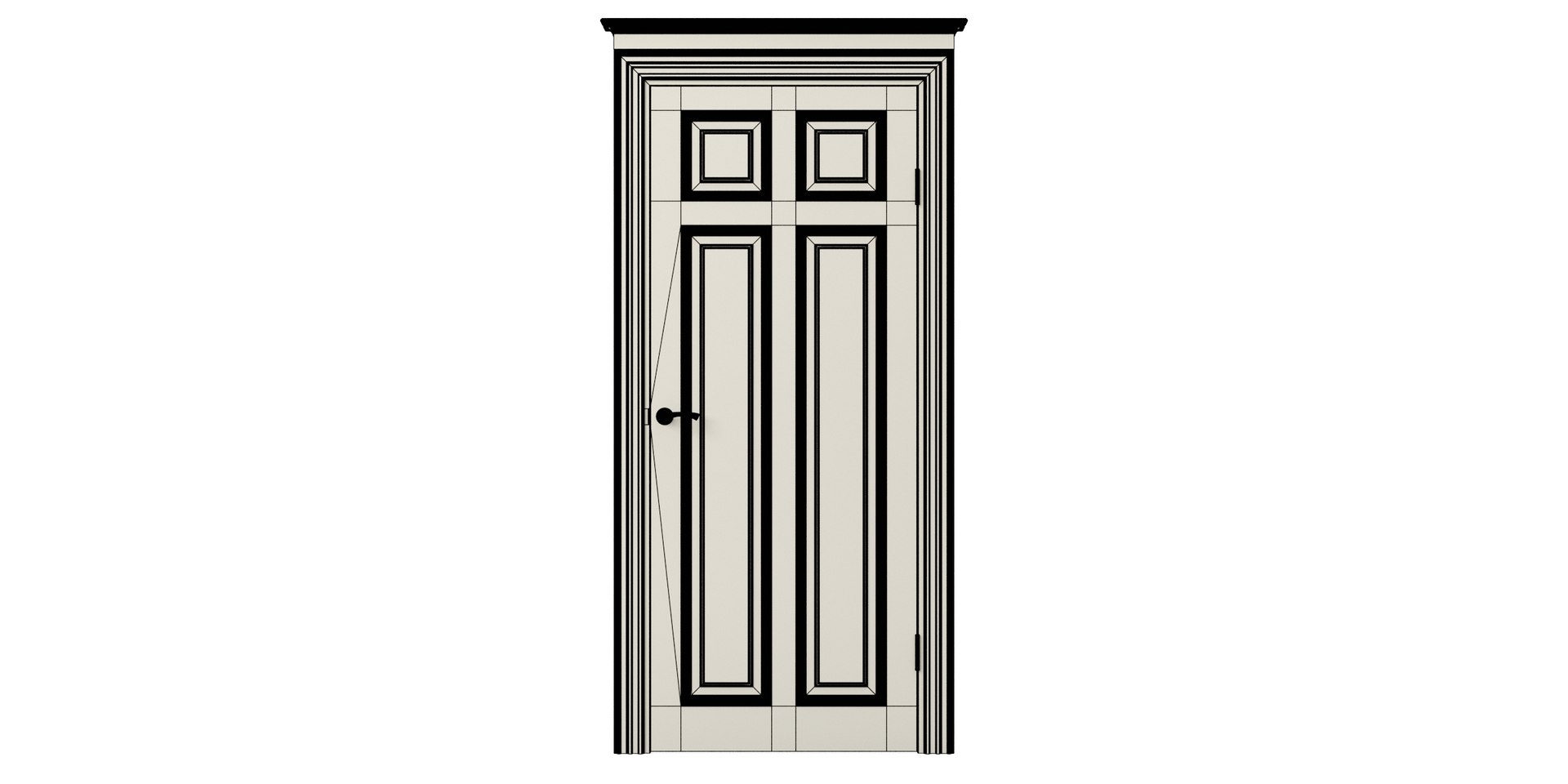 Modern Classic Door 24 3D Model - TurboSquid 1971041