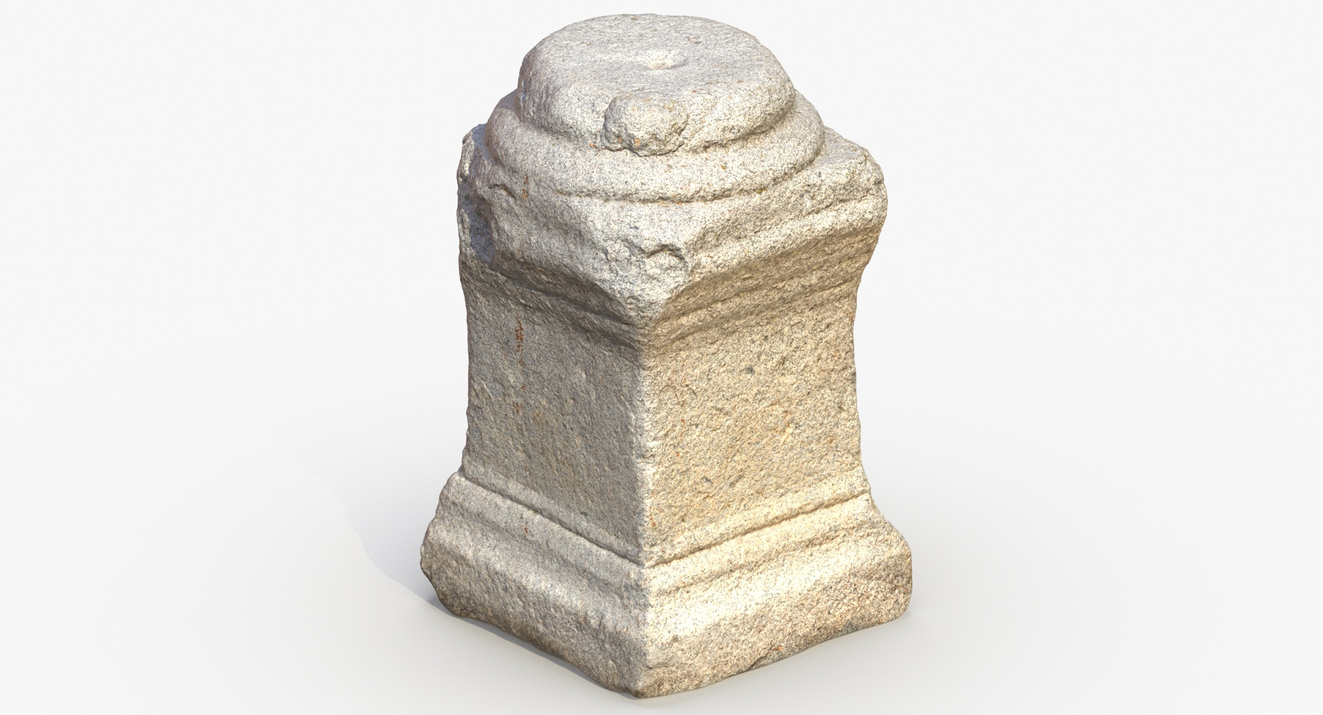 Medieval Stone Column Piece 3D Model - TurboSquid 1519262