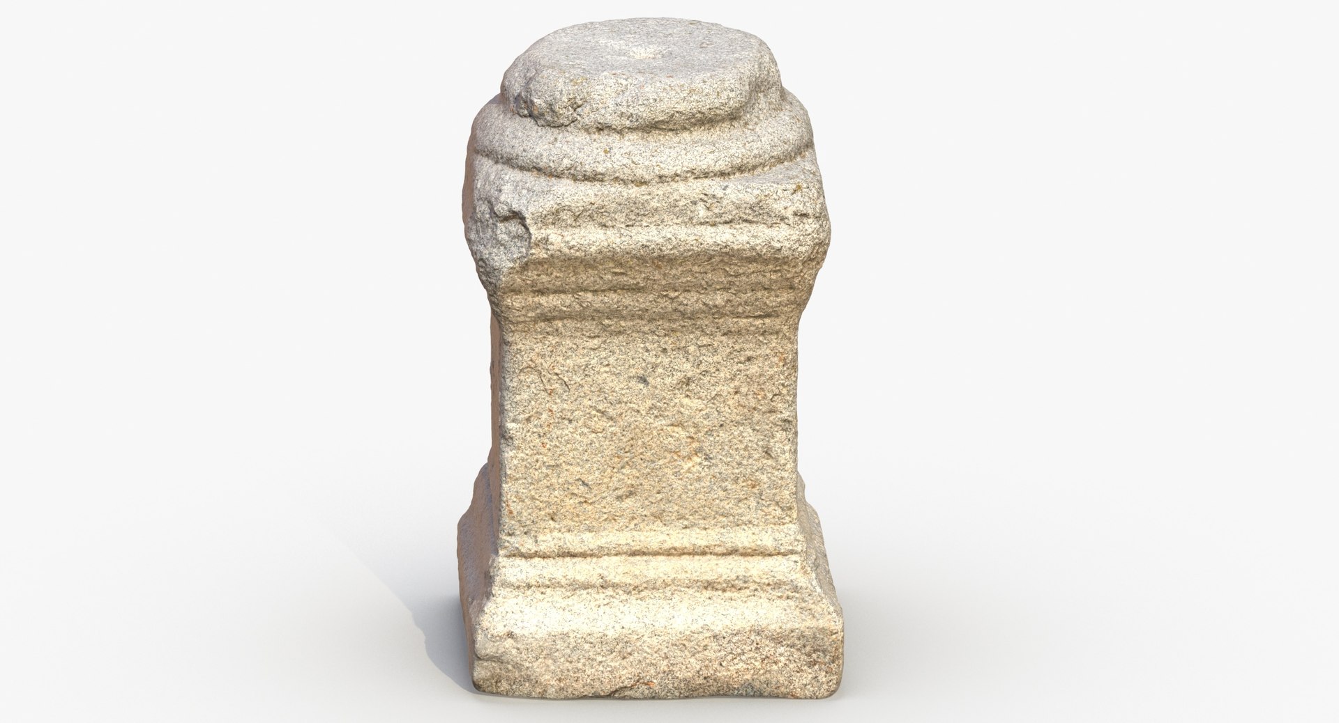 Medieval Stone Column Piece 3D Model - TurboSquid 1519262