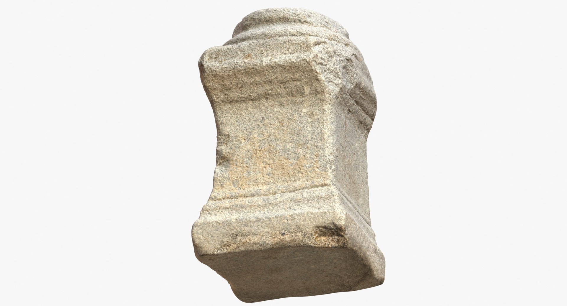 Medieval Stone Column Piece 3D Model - TurboSquid 1519262