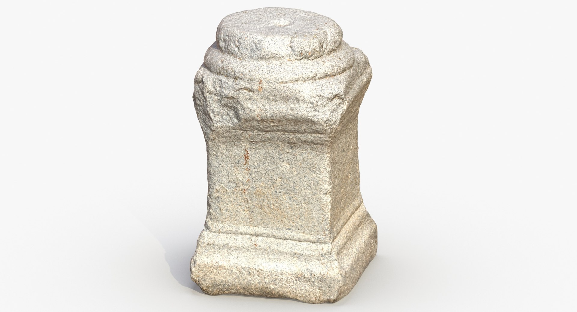 Medieval Stone Column Piece 3D Model - TurboSquid 1519262