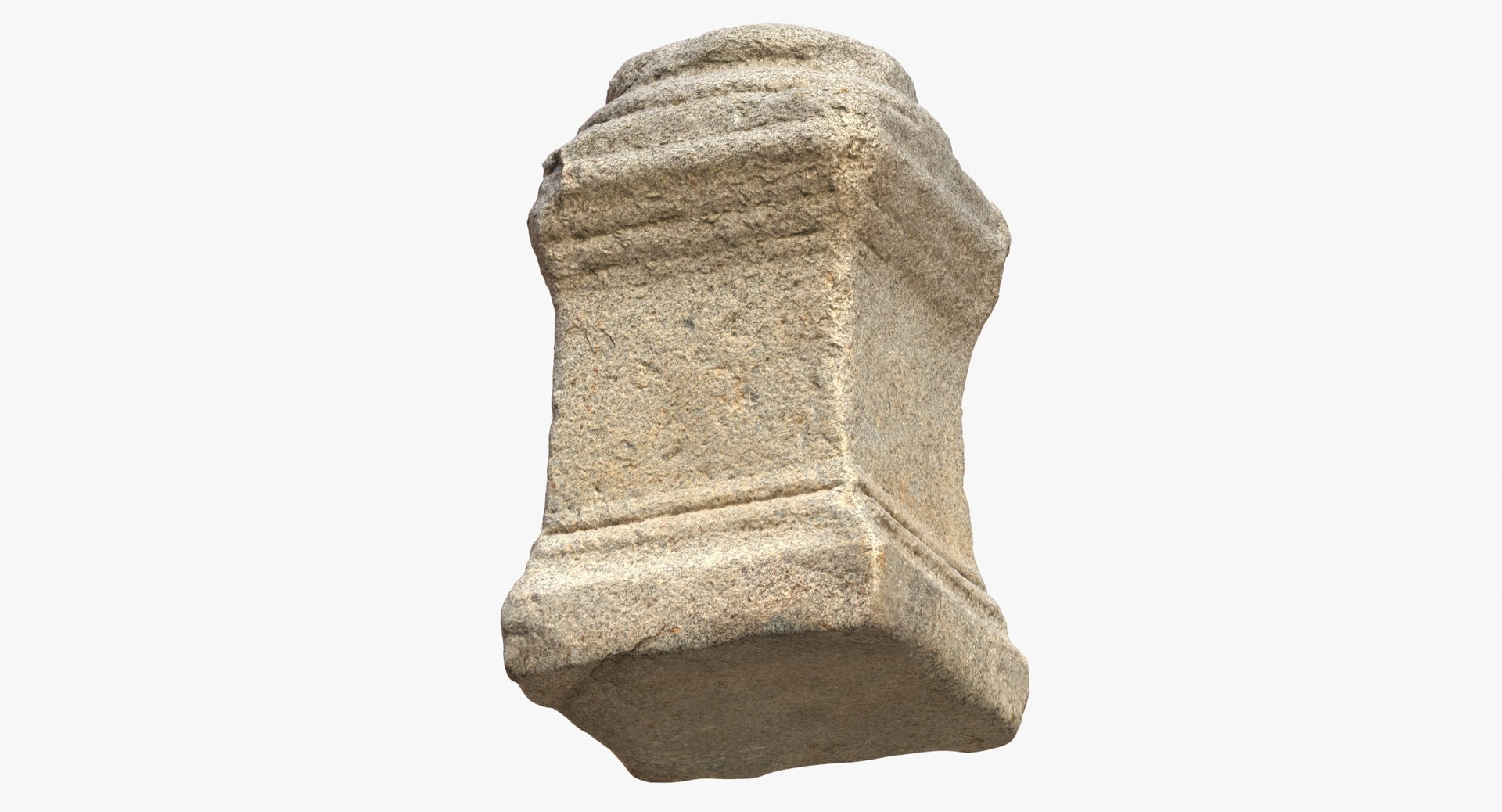 Medieval Stone Column Piece 3D Model - TurboSquid 1519262