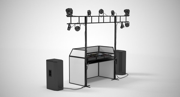 modelo 3d Cabina de DJ - TurboSquid 1408873