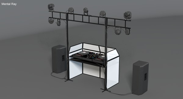 Dj booth 3D model - TurboSquid 1408873