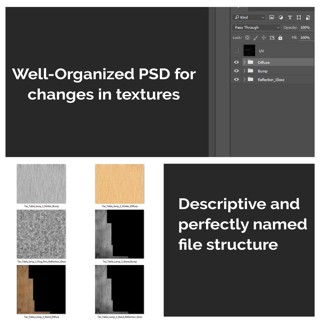 3D Light Table Lamp 3 - TurboSquid 1217263