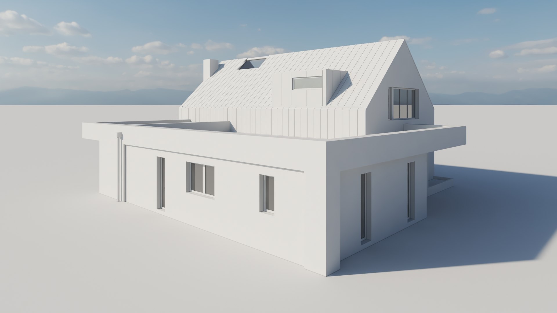 Skyview House 3D Model - TurboSquid 1969298