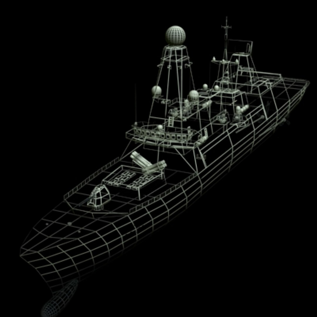3d Model Royal Navy Type45 Destroyer
