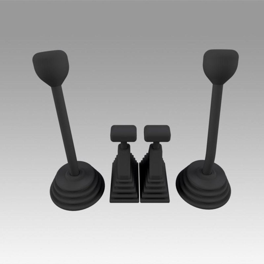 3D Control Levers Model - TurboSquid 1427637