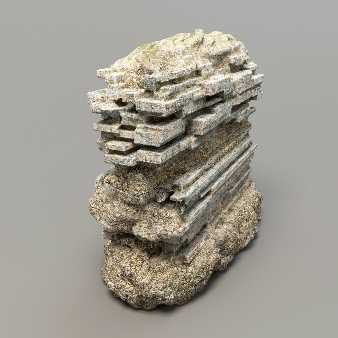 3ds max stone rock
